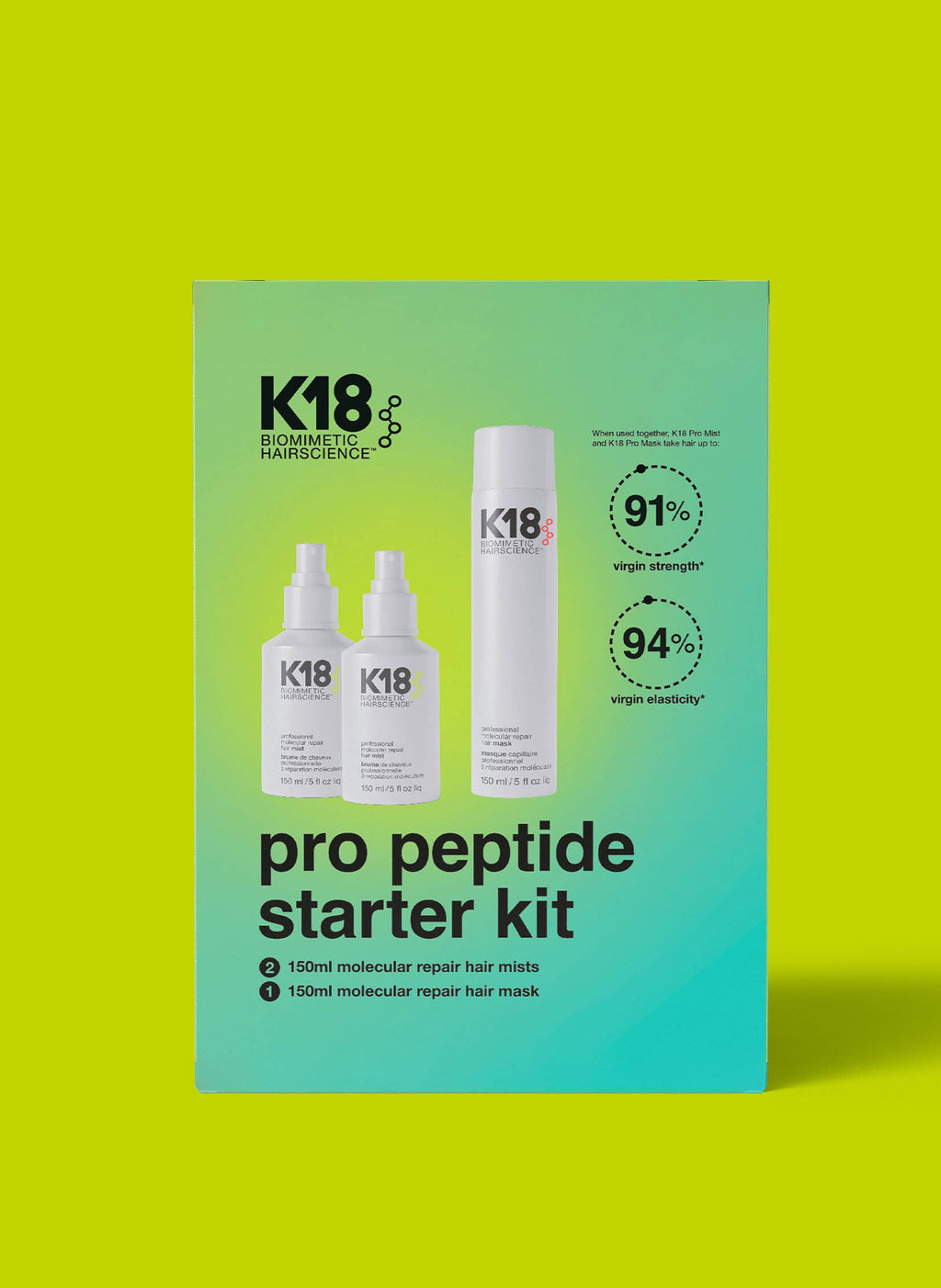 K18 Biomimetic HairScience Pro-Peptide Starter Kit – Hurra.pk
